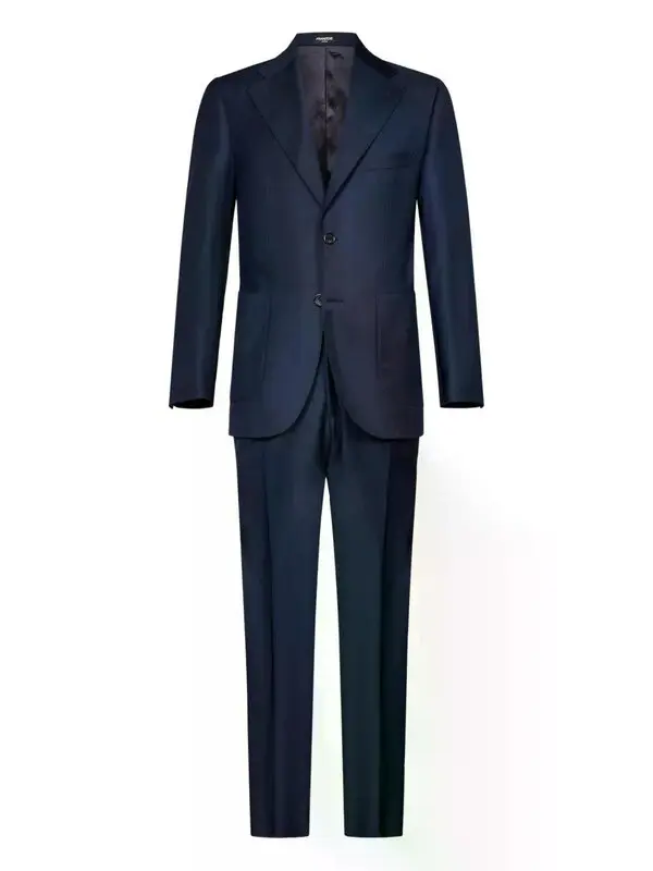 FRANZESE COLLECTION Lapo Elkann Notched-lapel Suit - Blue
