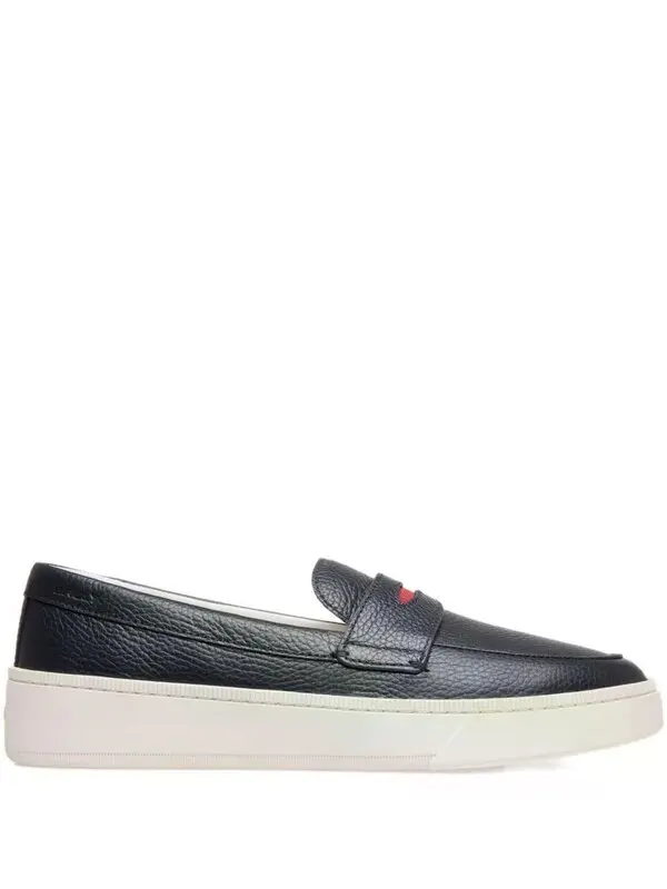 Bally Ribbon Detail Slip-on Sneakers - Blue