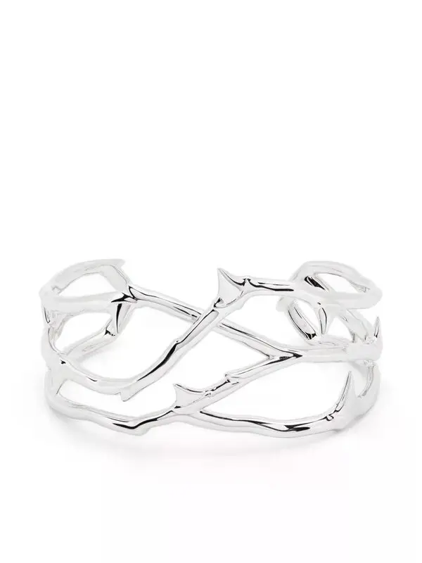 SHAUN LEANE Rose Thorn Small Cuff - Silver