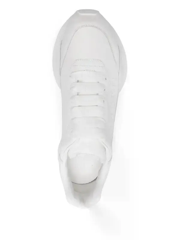 Alexander McQueen Oversized Logo-embossed Sneakers - White