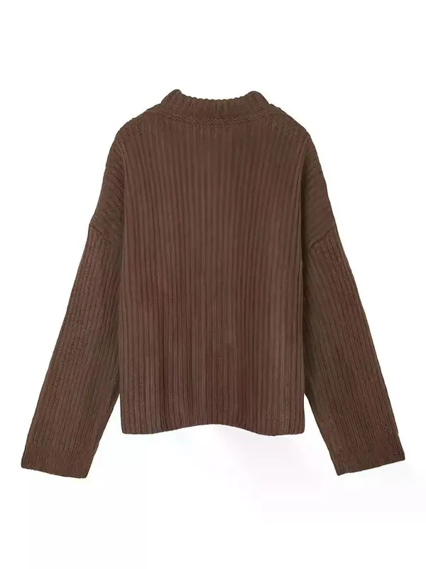 Cecilie Bahnsen Cable-knit Ribbed Sweater