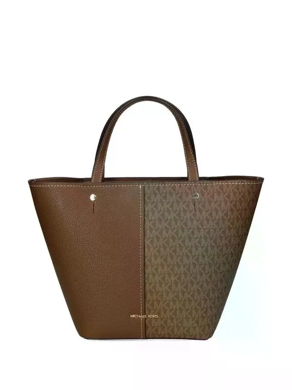 Michael Kors Monogram Paneled Tote