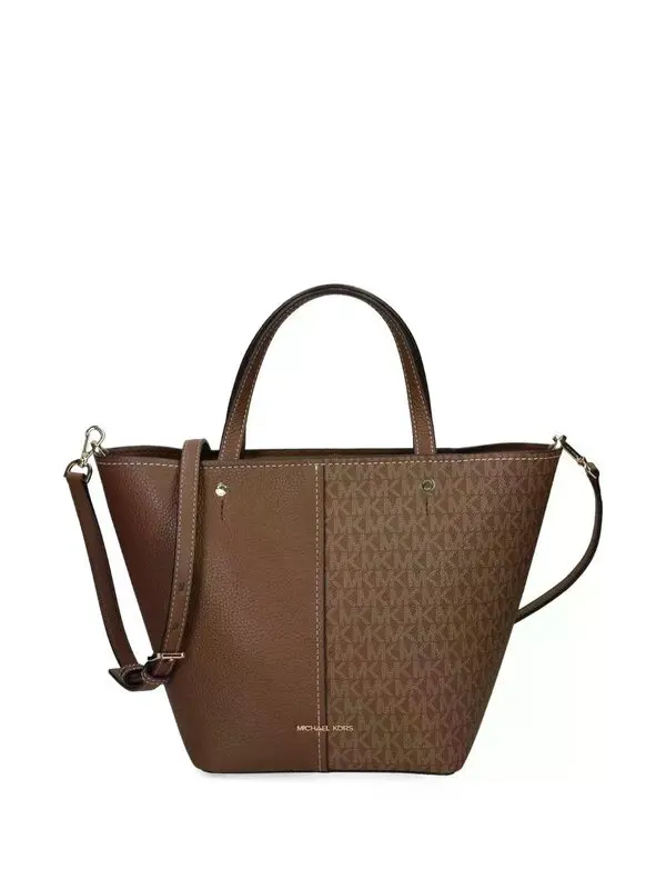 Michael Kors Monogram Paneled Tote
