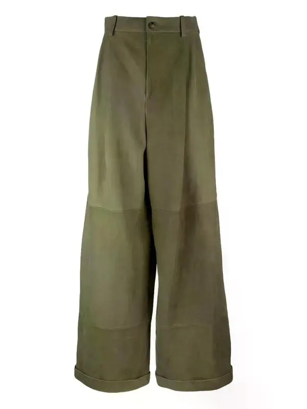 Loewe Suede-paneled Culottes