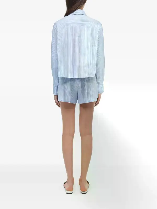 Simkhai Striped Cotton Shirt
