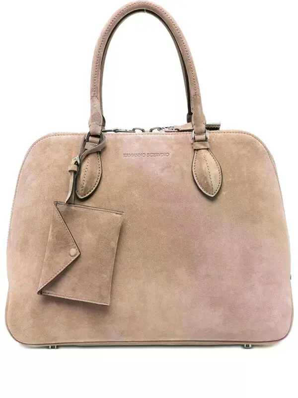 Ermanno Scervino Zip-fastening Suede Tote