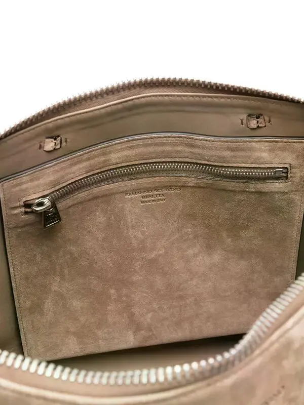 Ermanno Scervino Zip-fastening Suede Tote