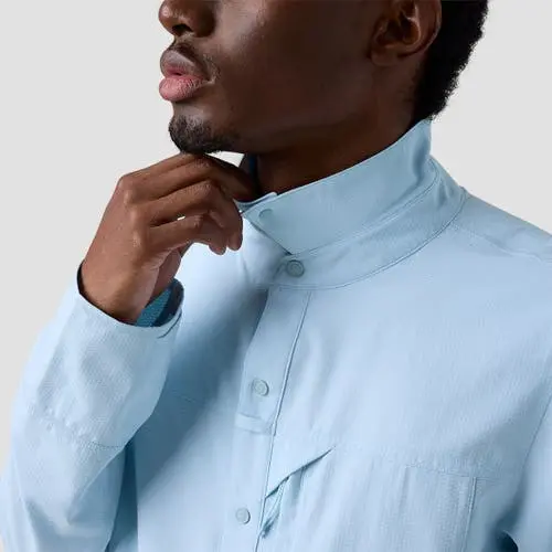 BACKCOUNTRY Bga Tahoe Woven Convertible Snap-up Shirt - Skyride
