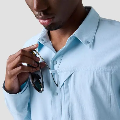 BACKCOUNTRY Bga Tahoe Woven Convertible Snap-up Shirt - Skyride