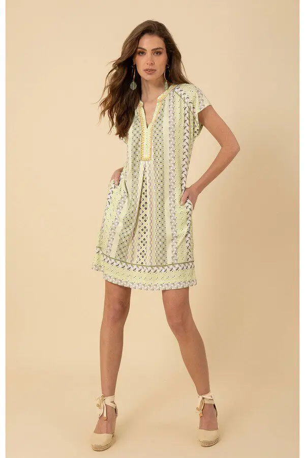 Hale Bob Malaysia Jersey Mini Dress