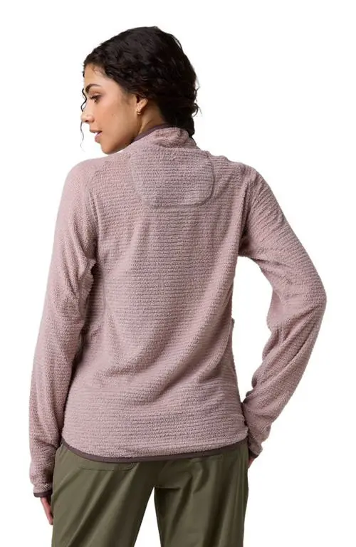 BACKCOUNTRY Highliner Primaloft Air-perm Fleece 1/4-zip - Bark
