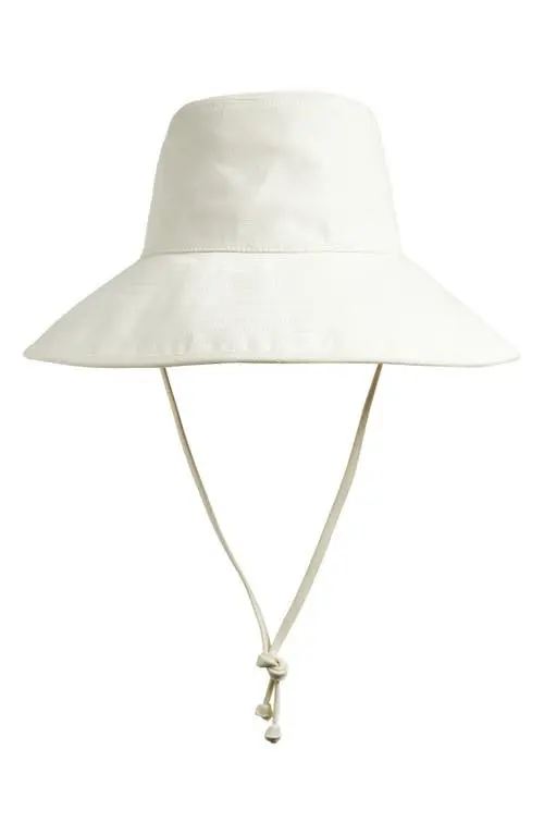 Lack Of Color Cotton Canvas Bucket Hat - Coconut