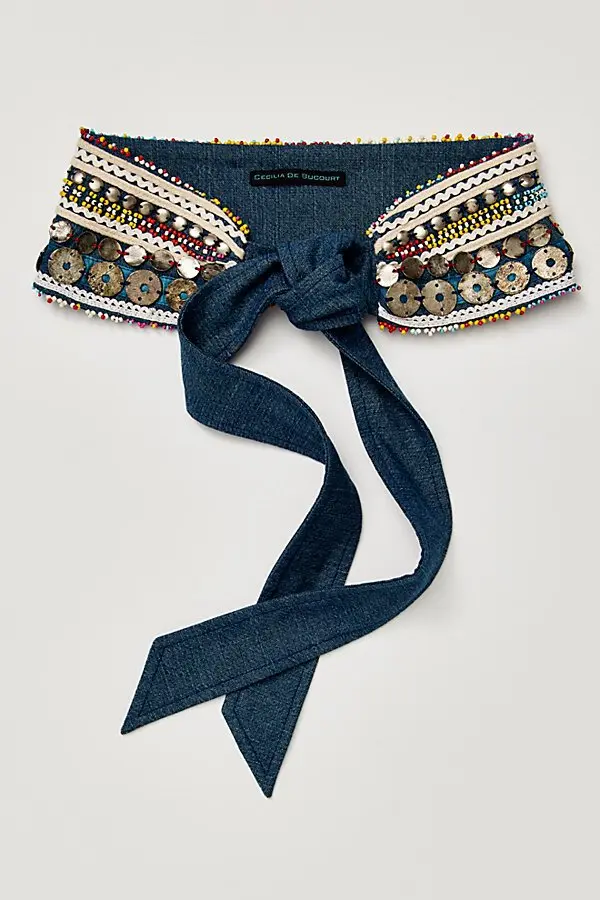 CECILIA DE BUCOURT Prism Belt - Denim Blues