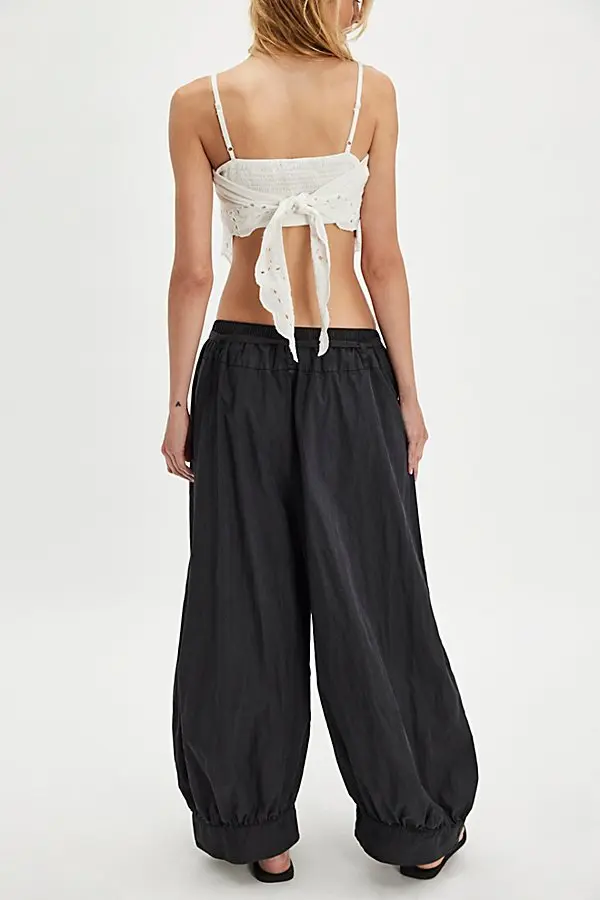 Free People Balloon Pull-on Pants - Black