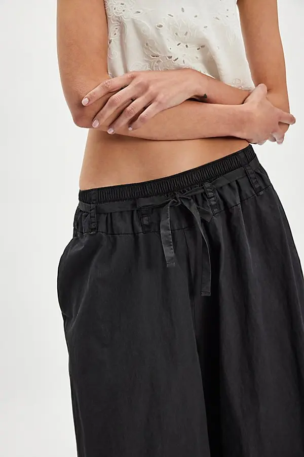 Free People Balloon Pull-on Pants - Black