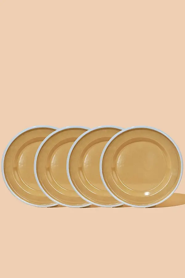 THE GET OUT Enamelware Plate Set - Moss