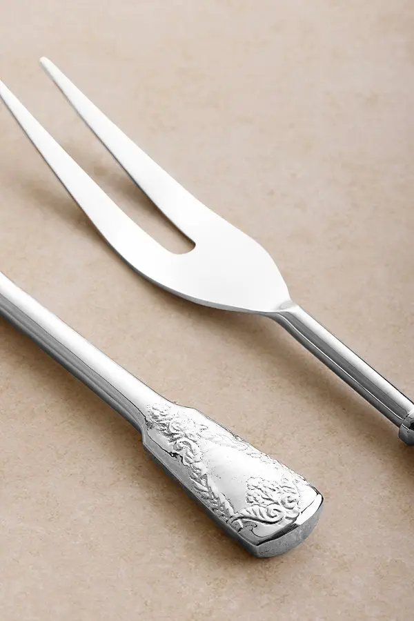 GAURI KOHLI Bolivia Carving Knife And Fork Set