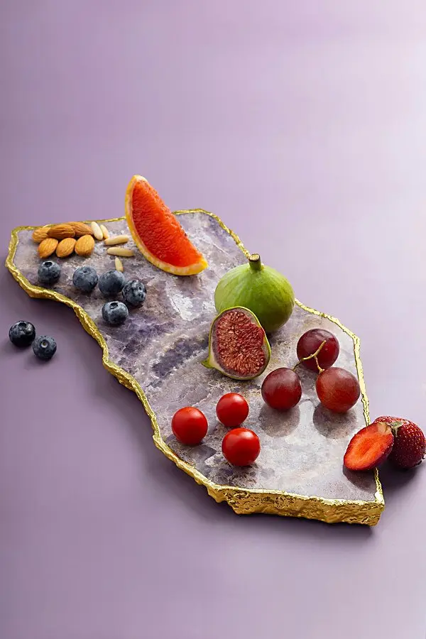 GAURI KOHLI Dazzle Cheese Board - Amethyst