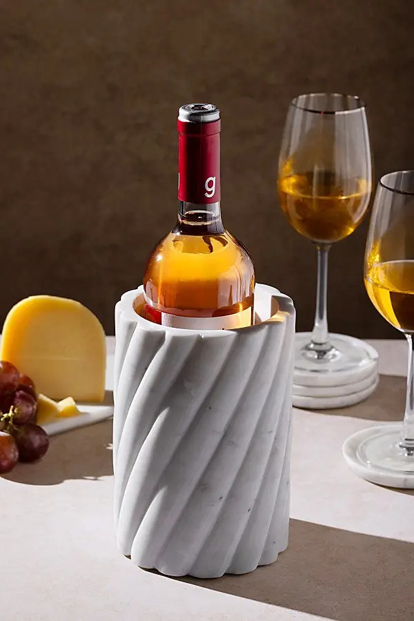 GAURI KOHLI Taraz Wine Cooler - Ivory White