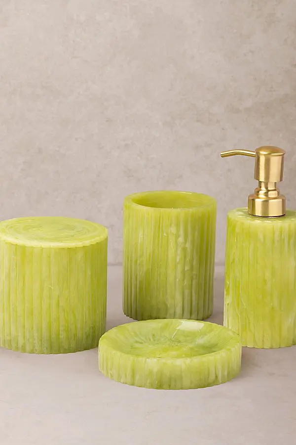 GAURI KOHLI Porto Bath Accessories - Mantis Green