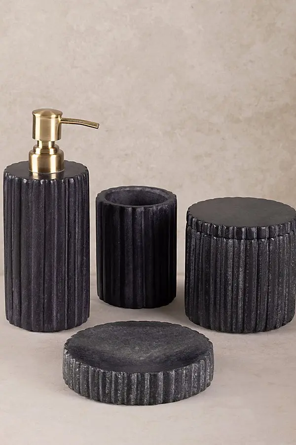 GAURI KOHLI Roksana Bath Accessories - Midnight Black