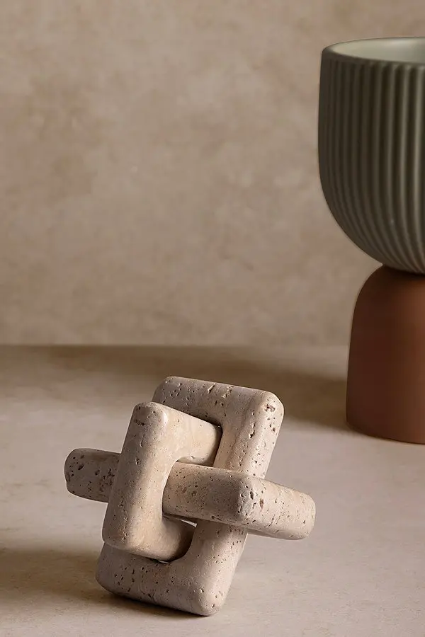 GAURI KOHLI Otago Travertine Knot - Brown