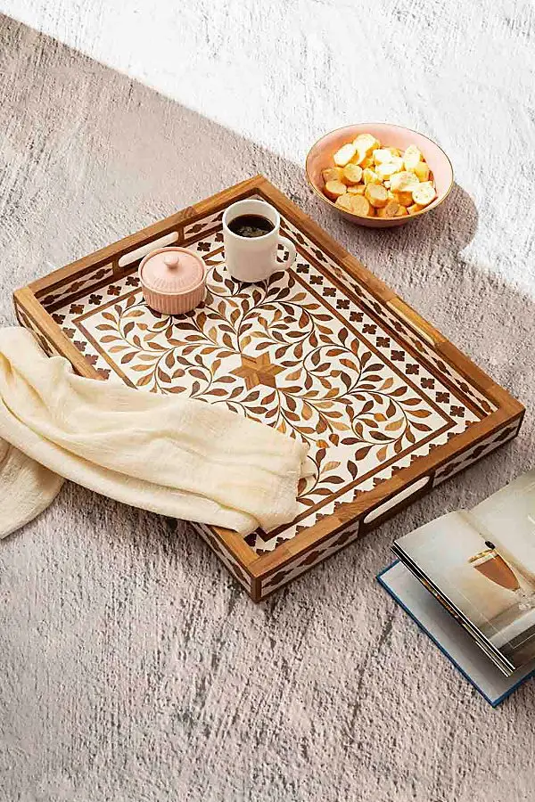 GAURI KOHLI Jodhpur Rectangle Tray