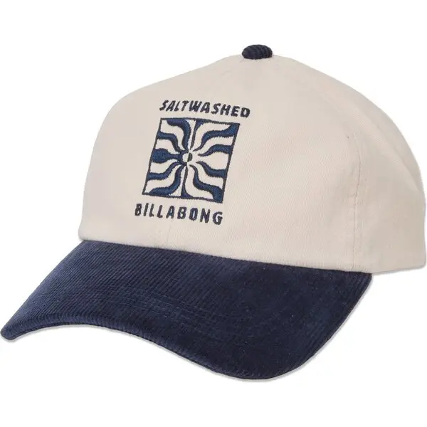 BILLABONG Embroidered Cotton Twill Baseball Cap - Ink
