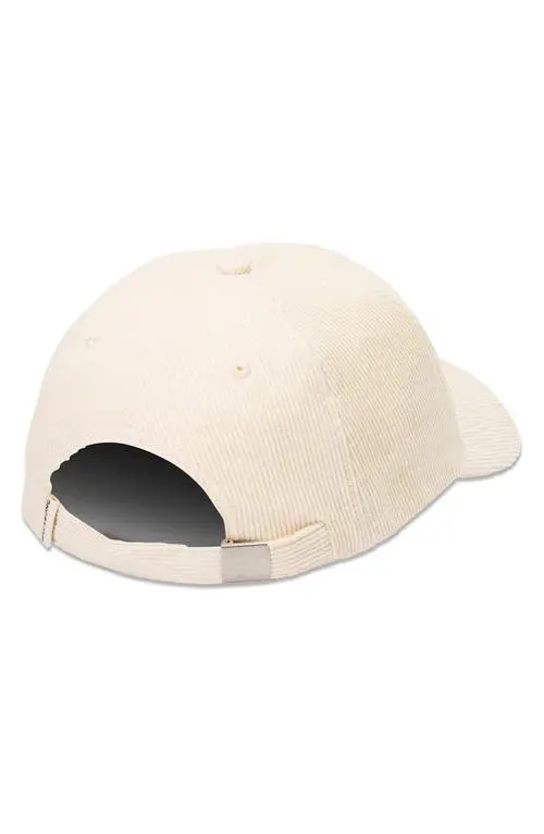 BILLABONG Embroidered Cotton Twill Baseball Cap - White Cap