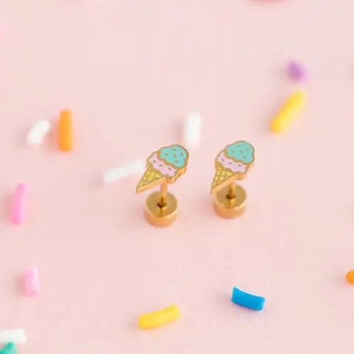 PIP POP Ice Cream Stud Earrings