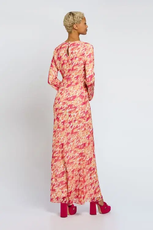 DASKA Lily Maxi Dress - Animal Print