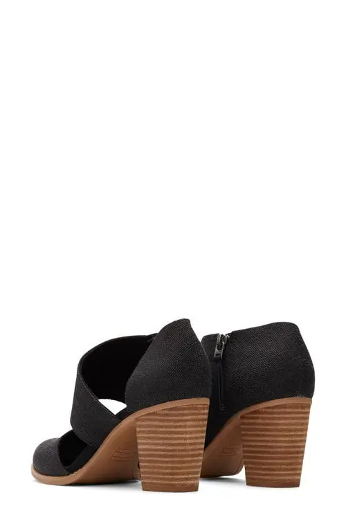 Toms Pumps With Stacked Heel - Black