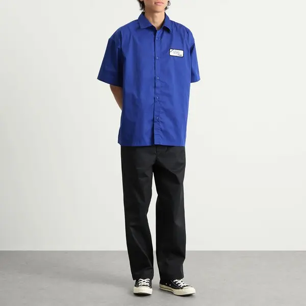 WTAPS Logo Work Shirt - Blue