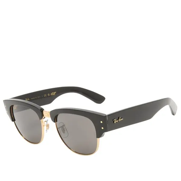 Ray-ban X A$ap Rocky Mega Clubmaster Sunglasses - Black On Gold/dark Grey