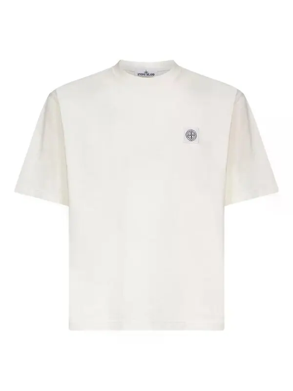 Stone Island Compass-logo Patch T-shirt