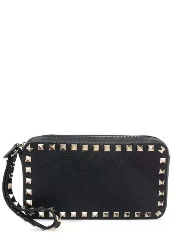 Valentino Garavani Stud-embellished Zip-closure Bag - Black