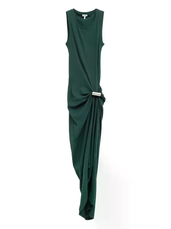 Loewe Draped Ribbed Dress