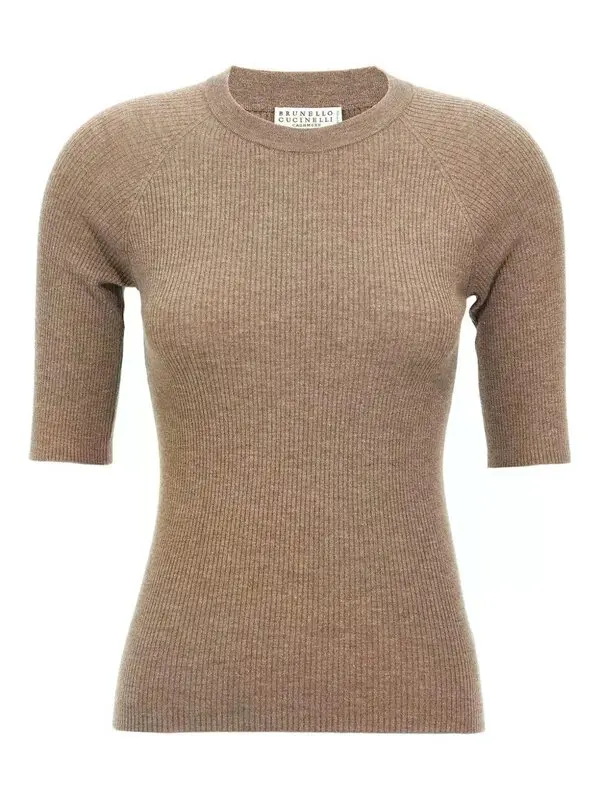 Brunello Cucinelli Ribbed Cashmere Sweater