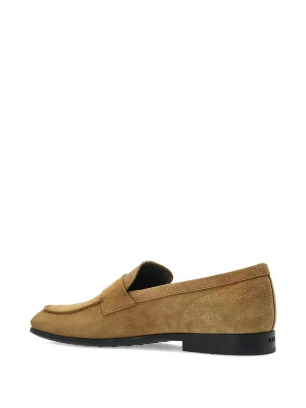 TOD'S Penny Suede Loafers - Neutrals