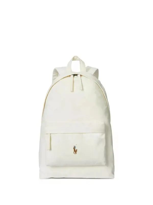 Polo Ralph Lauren Polo Pony-embroidered Backpack - White