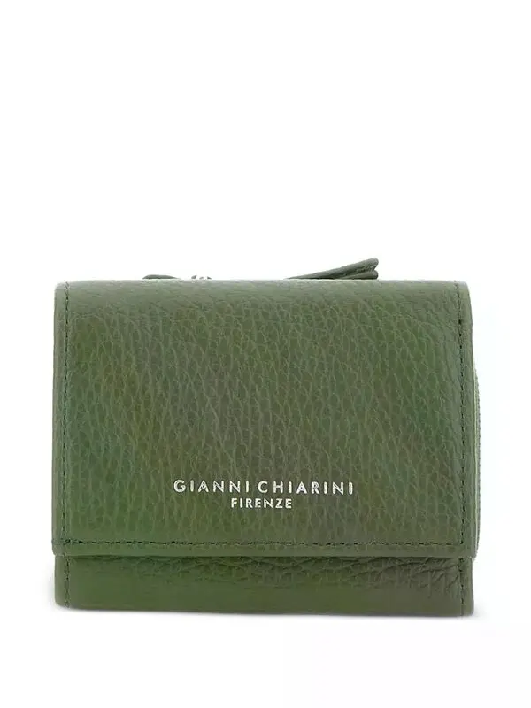 GIANNI CHIARINI Zip-around Leather Wallet - Green
