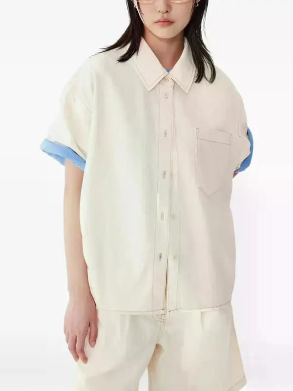 STUDIO TOMBOY Detachable-collar Shirt