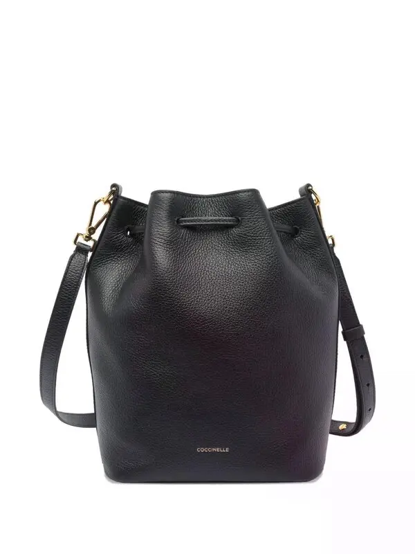 COCCINELLE Beat Drawstring Backpack - Black