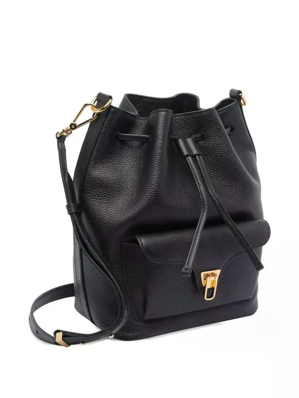 COCCINELLE Beat Drawstring Backpack - Black