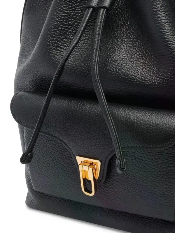 COCCINELLE Beat Drawstring Backpack - Black