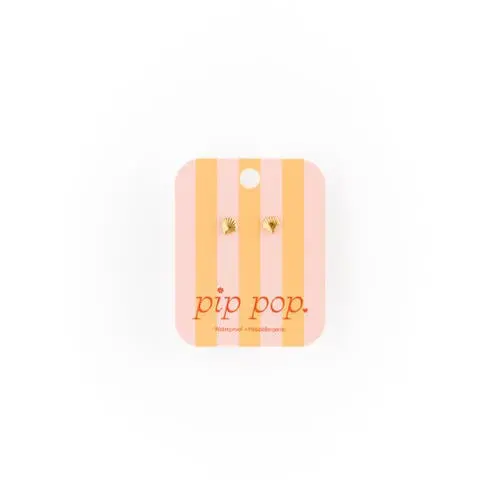 PIP POP Seashell Stud Earrings