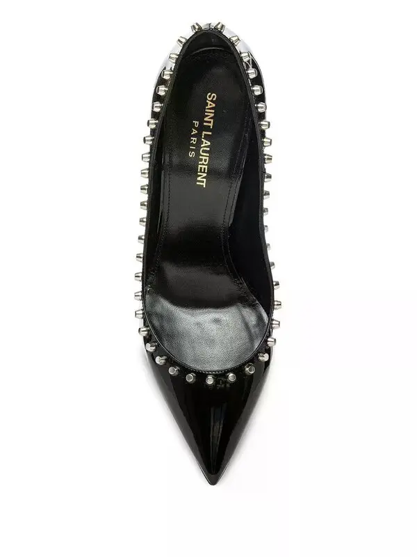 Saint Laurent 105mm Zoe Studded Pumps