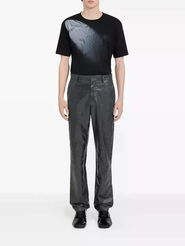 MAISON MARGIELA Crinkled Linen Trousers