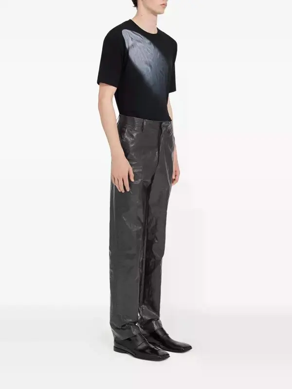 MAISON MARGIELA Crinkled Linen Trousers