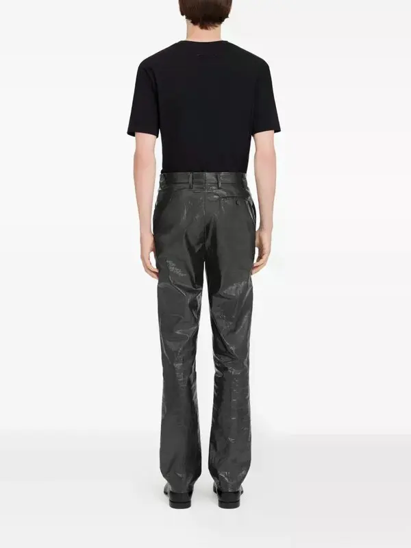 MAISON MARGIELA Crinkled Linen Trousers